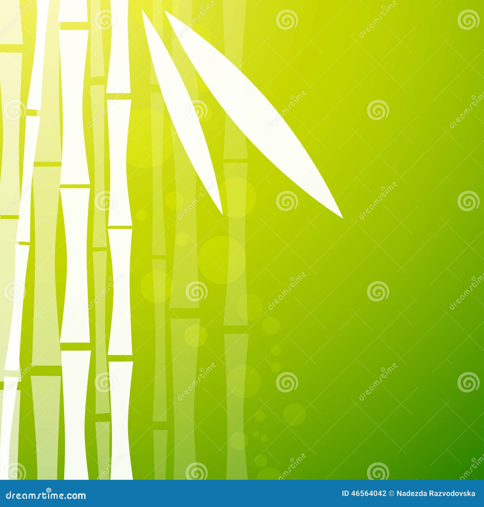Bamboo Green Background stock vector. Illustration of background - 46564042