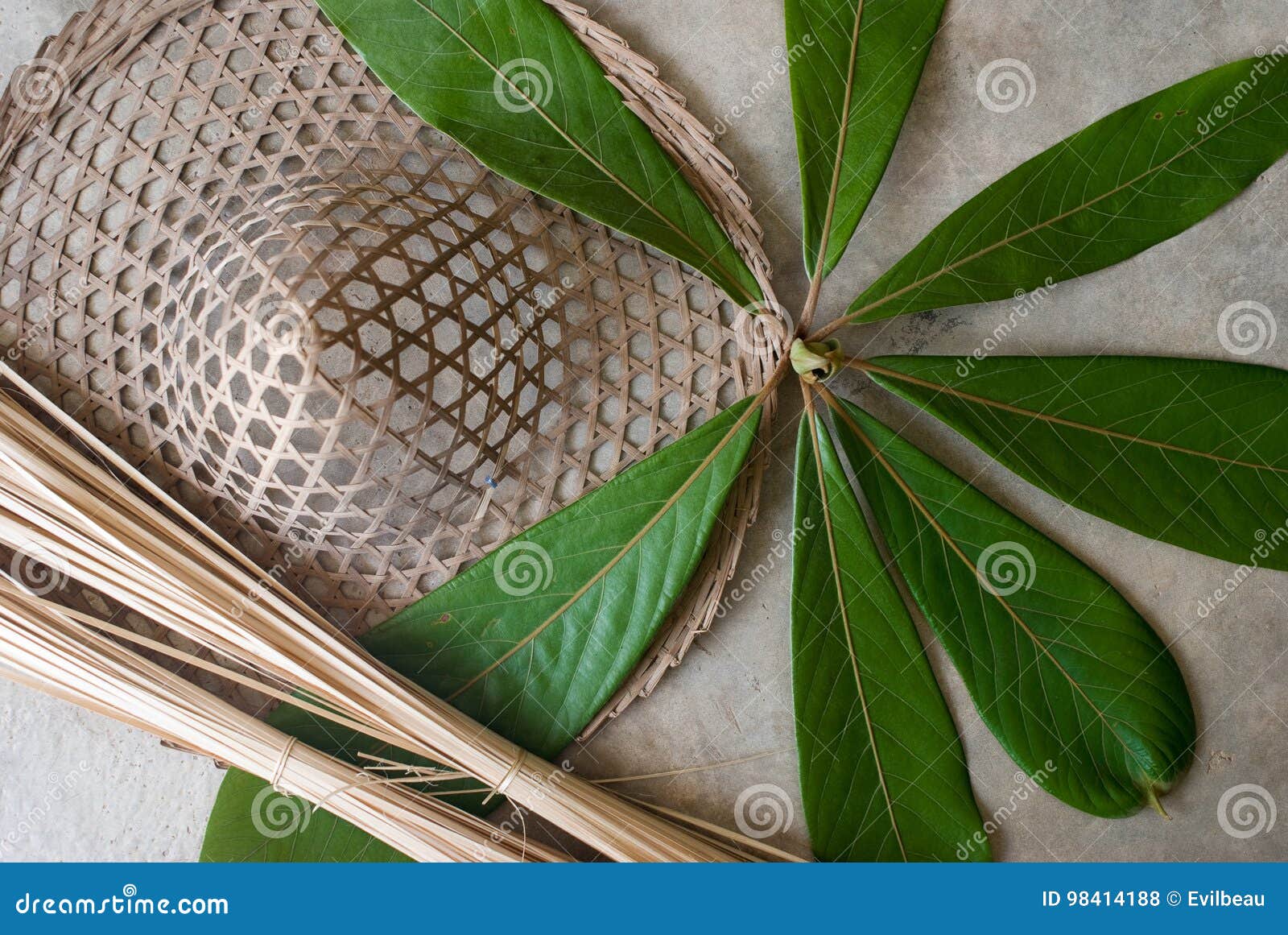 Bamboo Hat stock photo. Image of handicraft, crafts, wooden - 98414188