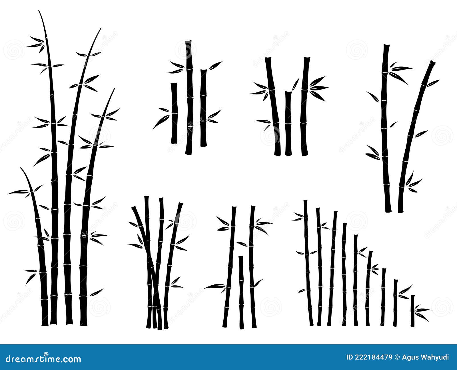 Bamboo Asian Gate Symbol Decoration Logo Vector | CartoonDealer.com ...