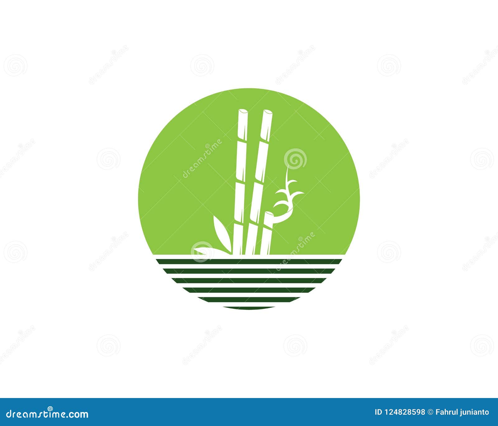 Bamboo Icon Spa Logo Design Vector Illustration Stock Vector ...