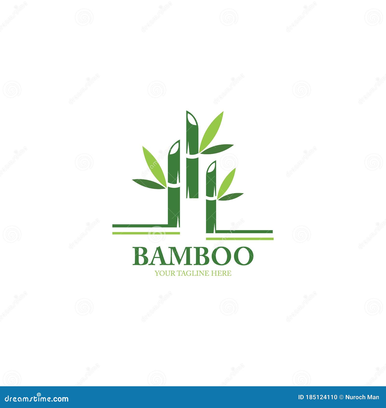 Bamboo Icon Spa Logo Design Vector Illustration. Stock Vector ...