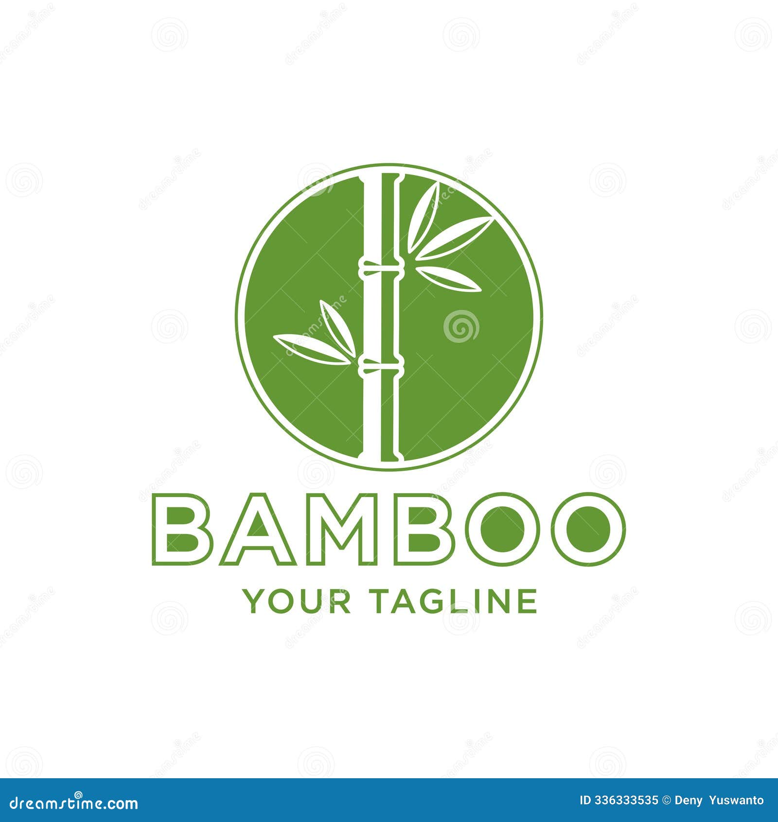 Bamboo Icon Vector Design Template Basic RGB Stock Illustration ...