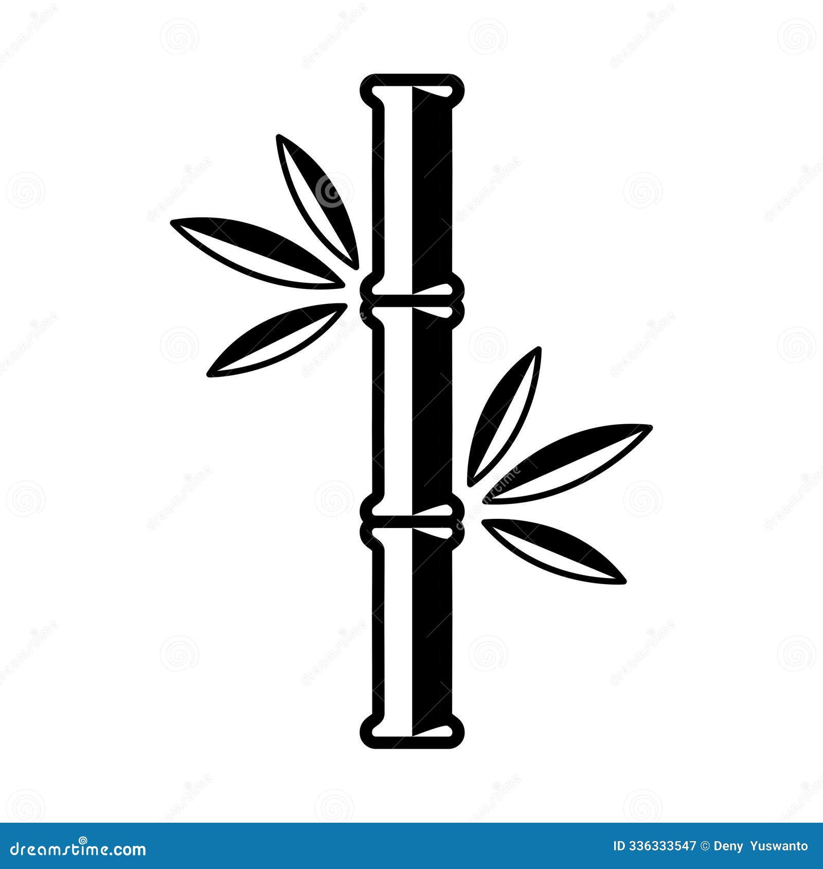 Bamboo Icon Vector Design Template Basic RGB Stock Illustration ...