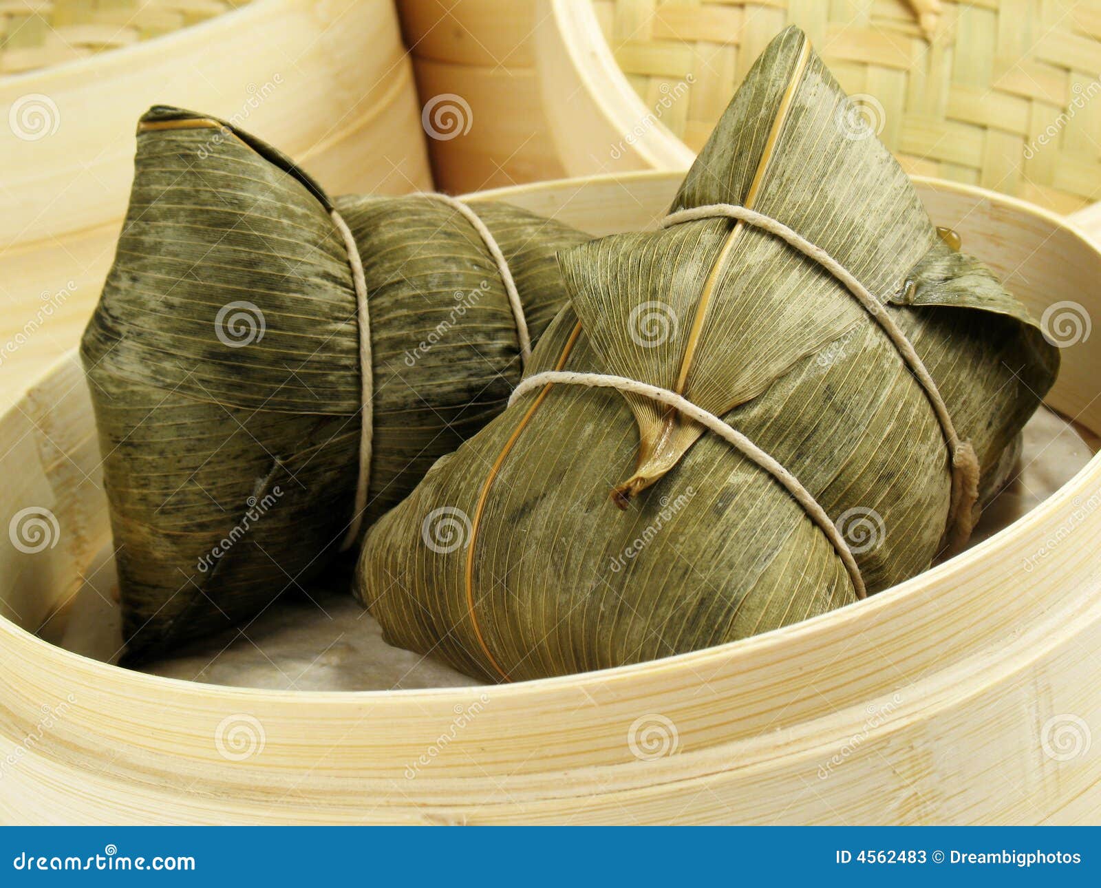 Bamboo Leaf Dumplings stock image. Image of filled, steamed - 4562483