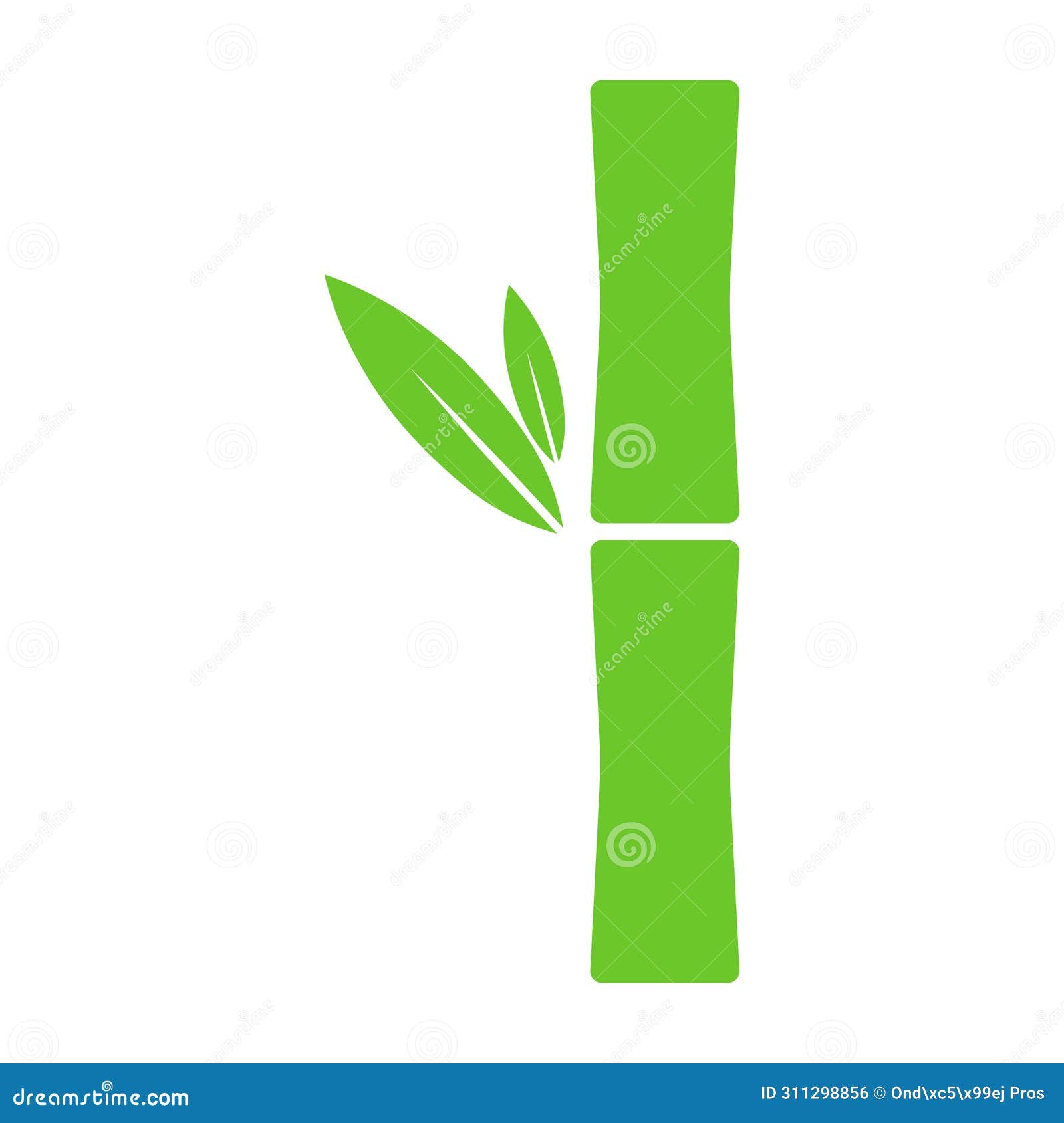 Bamboo Leaf Icon, Nature Tropical Symbol Design, Web Sign Vector ...