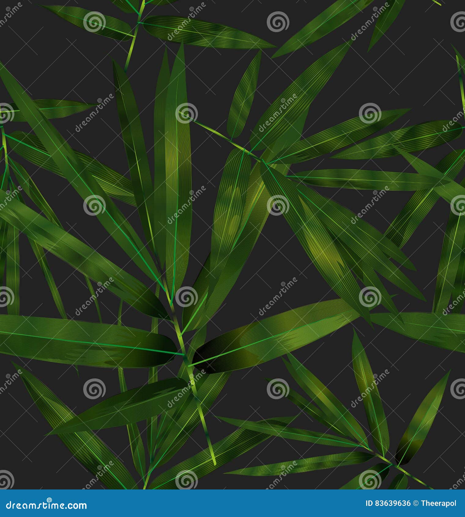 Bamboo leaf pattern stock illustration. Illustration of chinese - 83639636