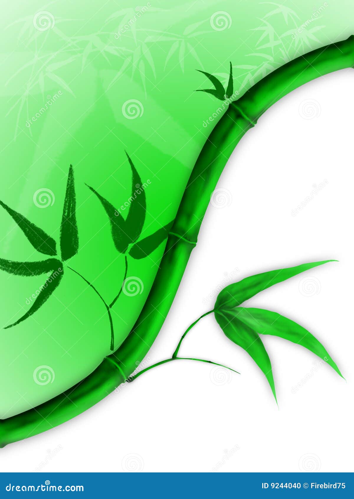 Bamboo line stock illustration. Illustration of asia, bamboo - 9244040