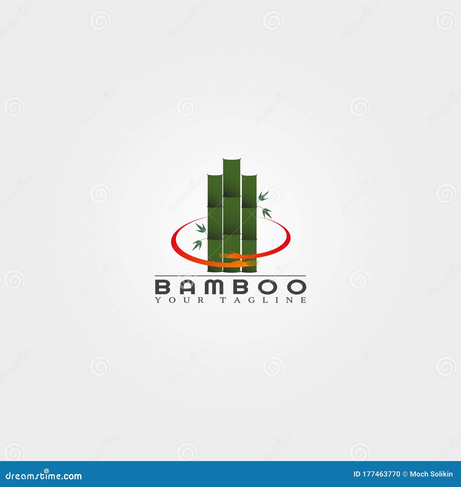 Bamboo Logo Template, Creative Vector Design for Business Corporate ...