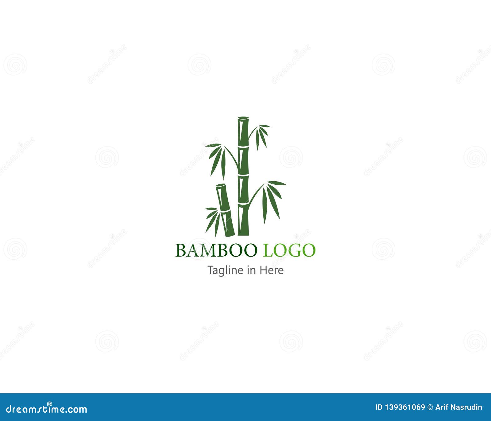 Bamboo Logo Template Vector Icon Illustartion Stock Illustration ...