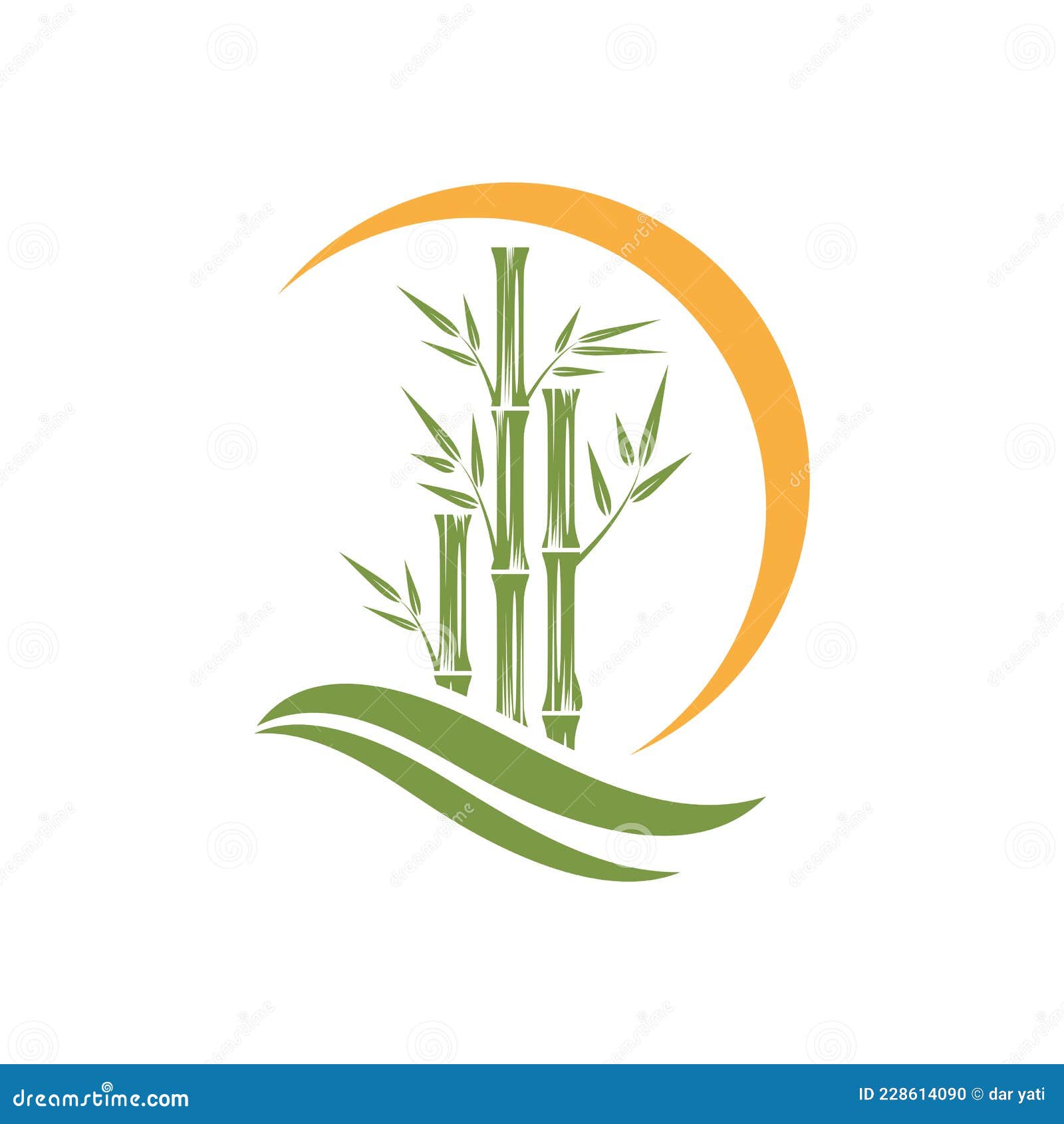 Bamboo Logo Template Vector Icon Illustration Design Stock Vector ...