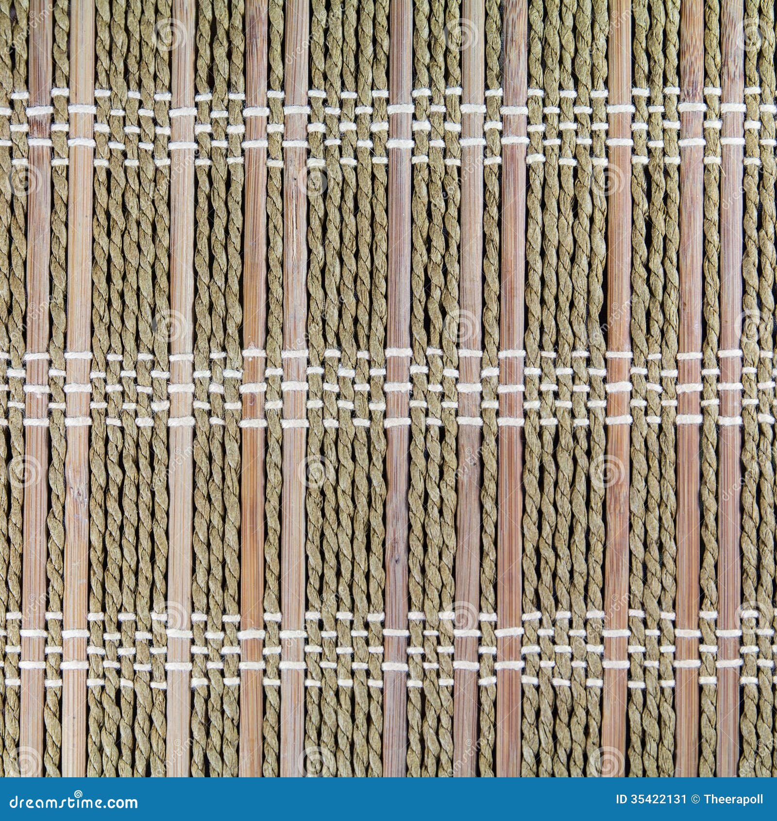 Bamboo mat stock image. Image of natural, checked, rustic - 35422131