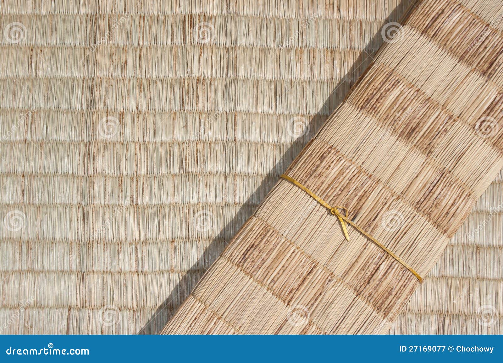 Bamboo Mat Native Thai Style Stock Image - Image of rusty, surface ...