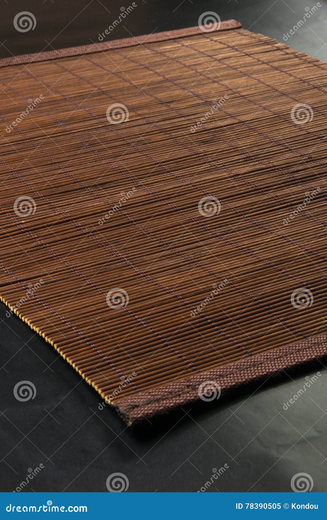Bamboo Mat - stand food stock image. Image of design - 78390505