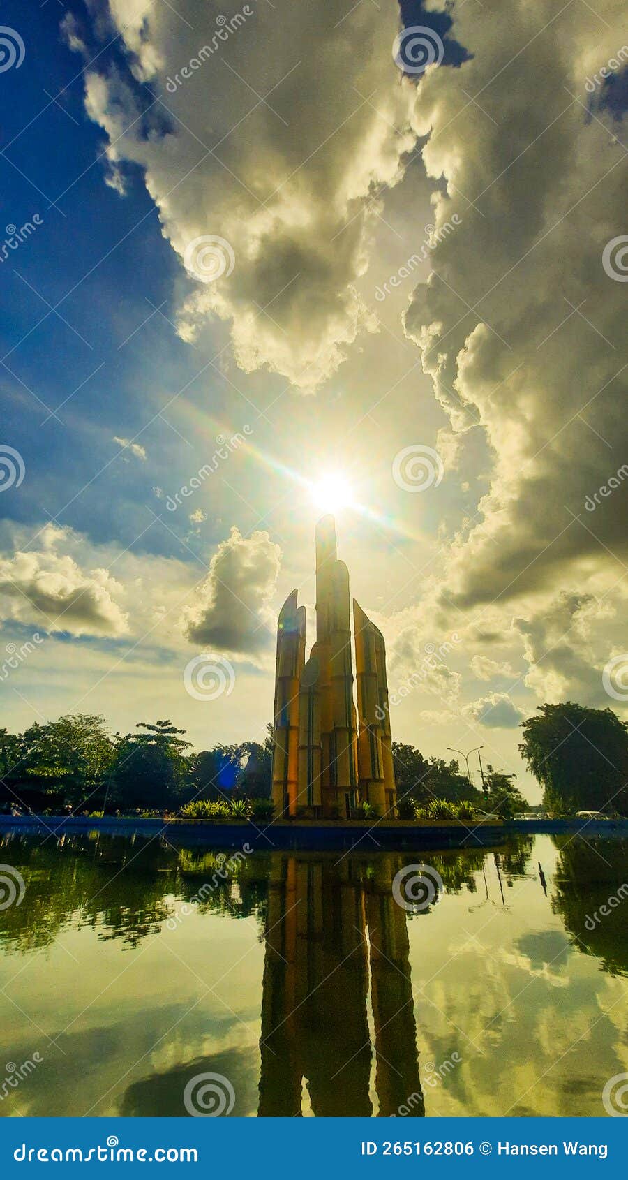 11 Bamboo Monument in West Borneo Pontianak Stock Photo - Image of tree ...