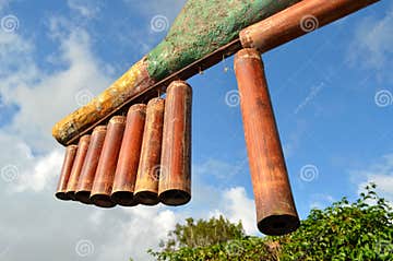 Bamboo Musical Instrument stock image. Image of philippines - 27863903