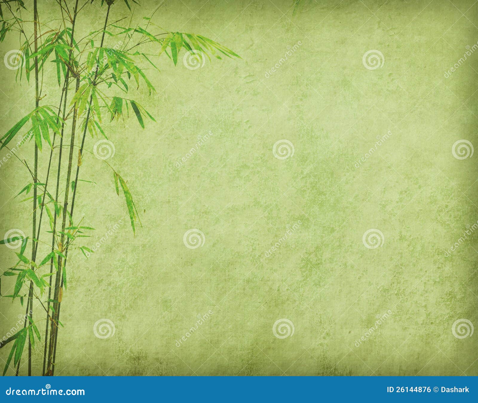 Bamboo On Old Grunge Paper Texture Stock Photography | CartoonDealer ...