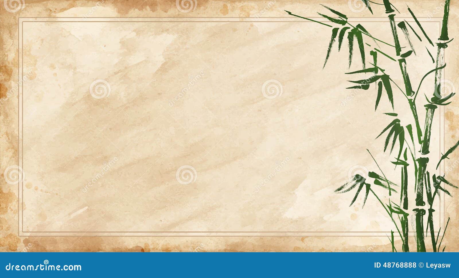 Bamboo Background. Green Bamboo Rainforest Stems, Asian Nature ...