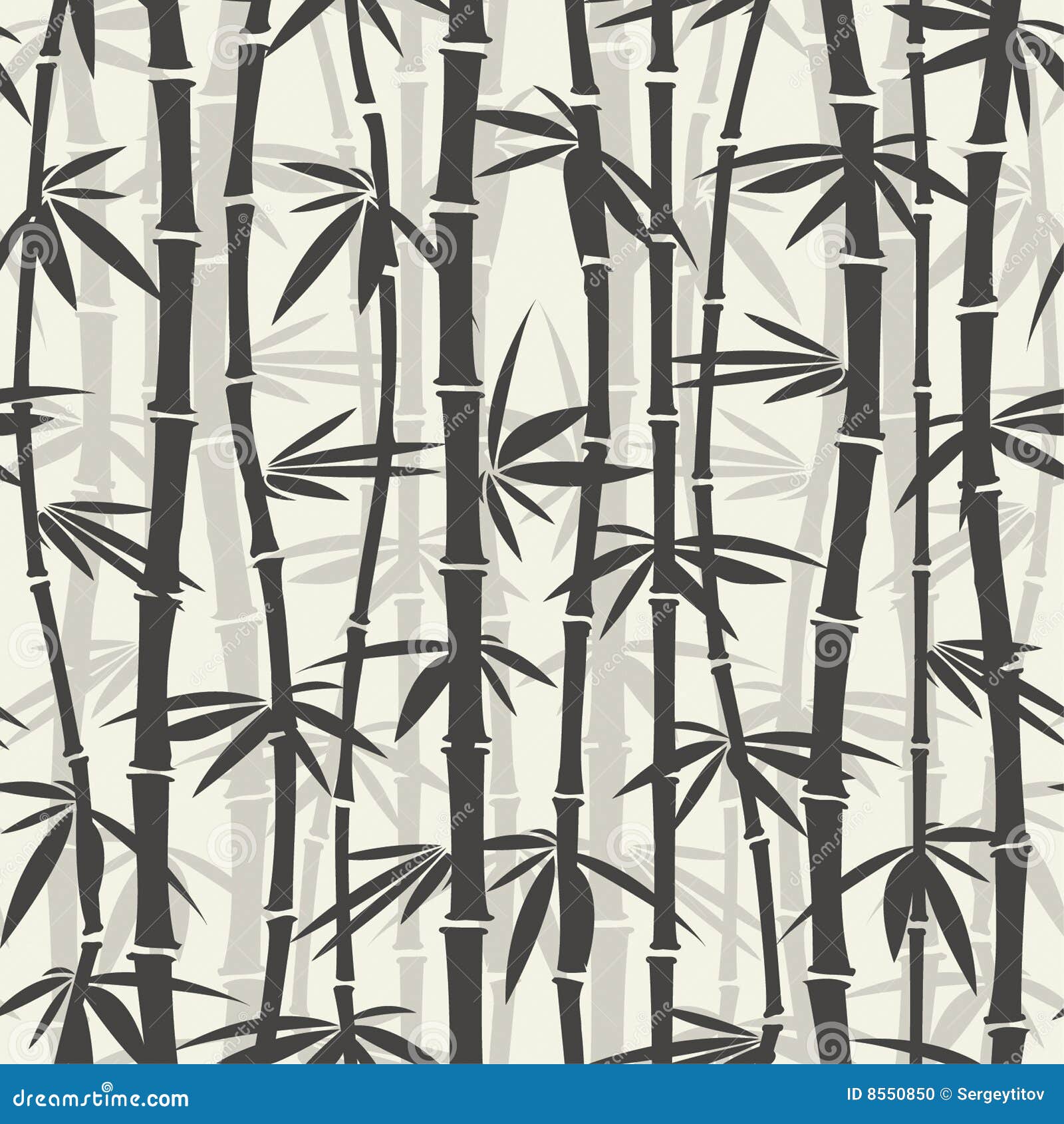 Bamboo Pattern. Vector Silhouette | CartoonDealer.com #79549421