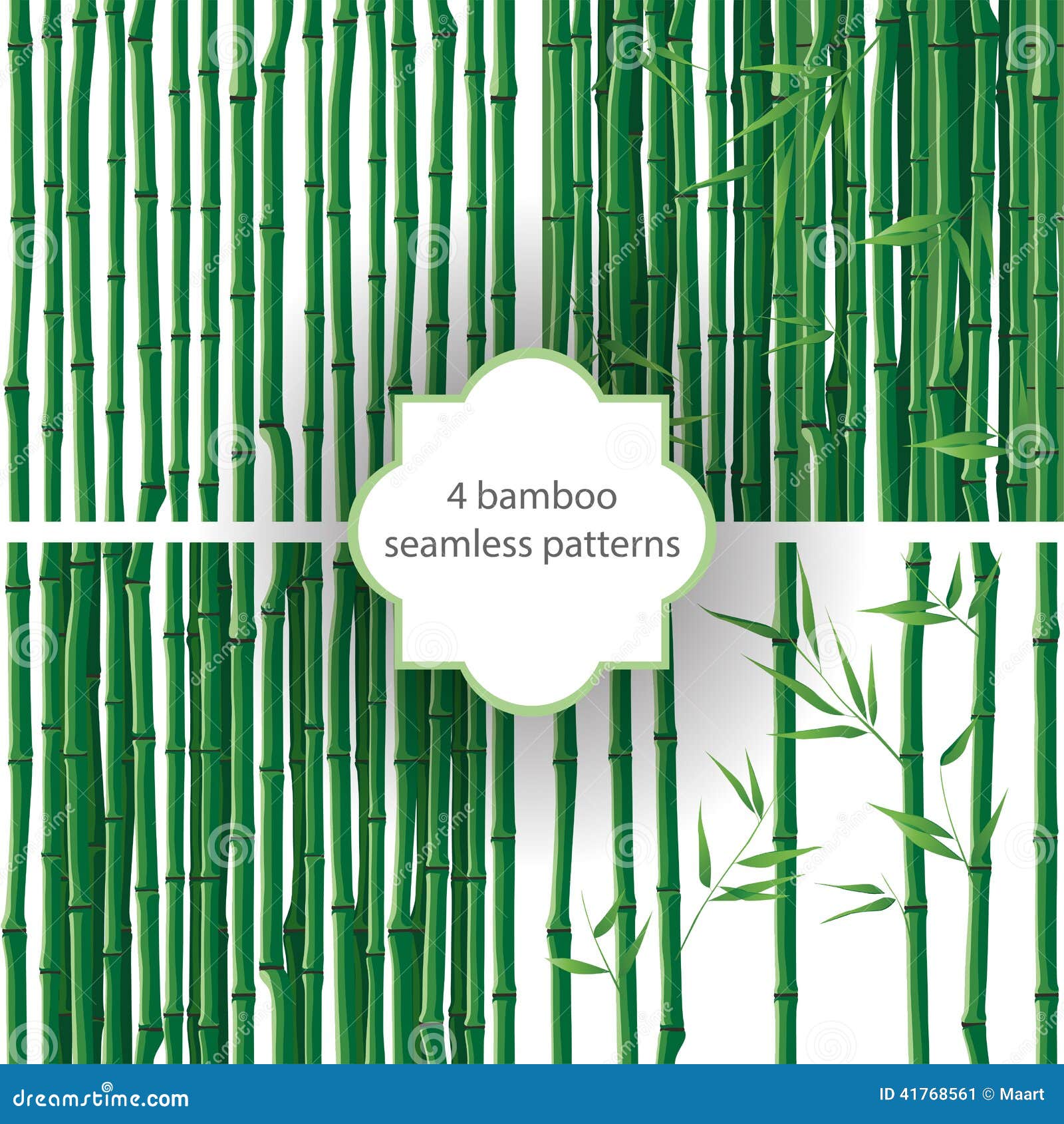 Bamboo patterns stock vector. Illustration of asian, culture - 41768561