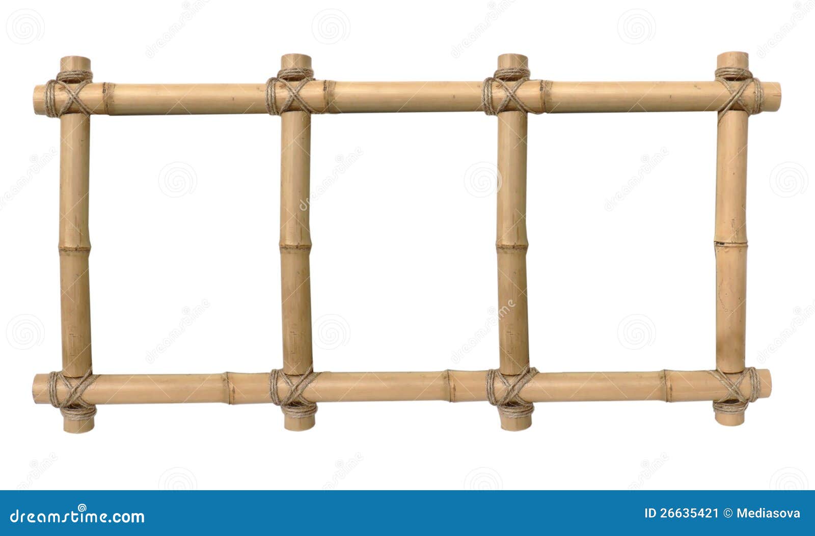 Bamboo photo frame stock image. Image of pattern, handmade - 26635421