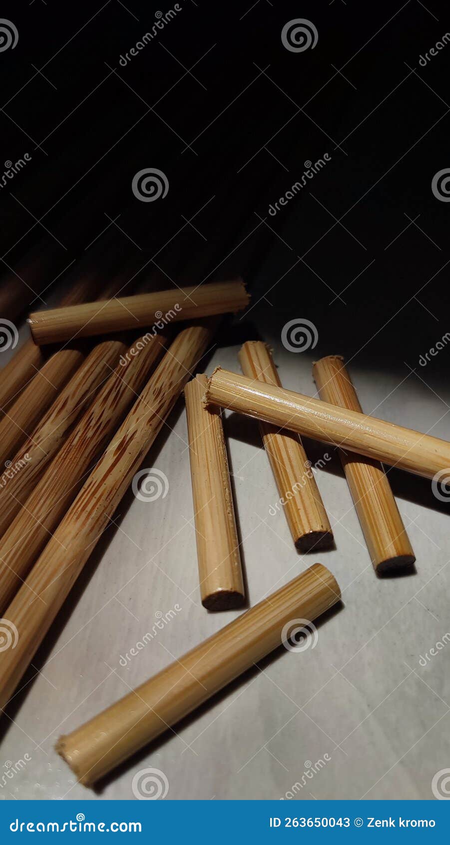 Bamboo Pieces Can Be Used To Make Various Kinds Of Handicrafts Stock ...
