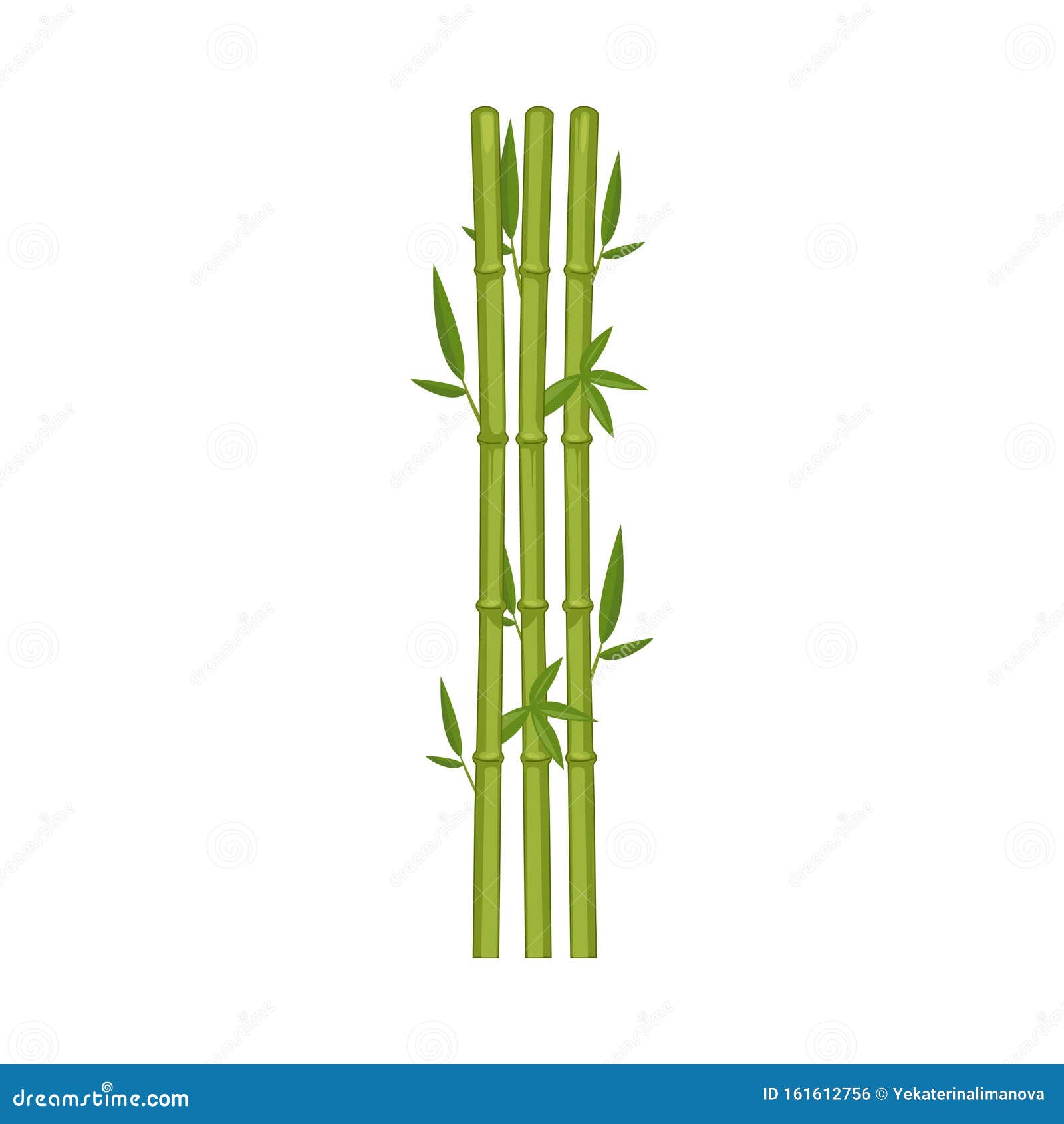 Bamboo Plant Icon, Cartoon Vector Illustration Stock Vector ...