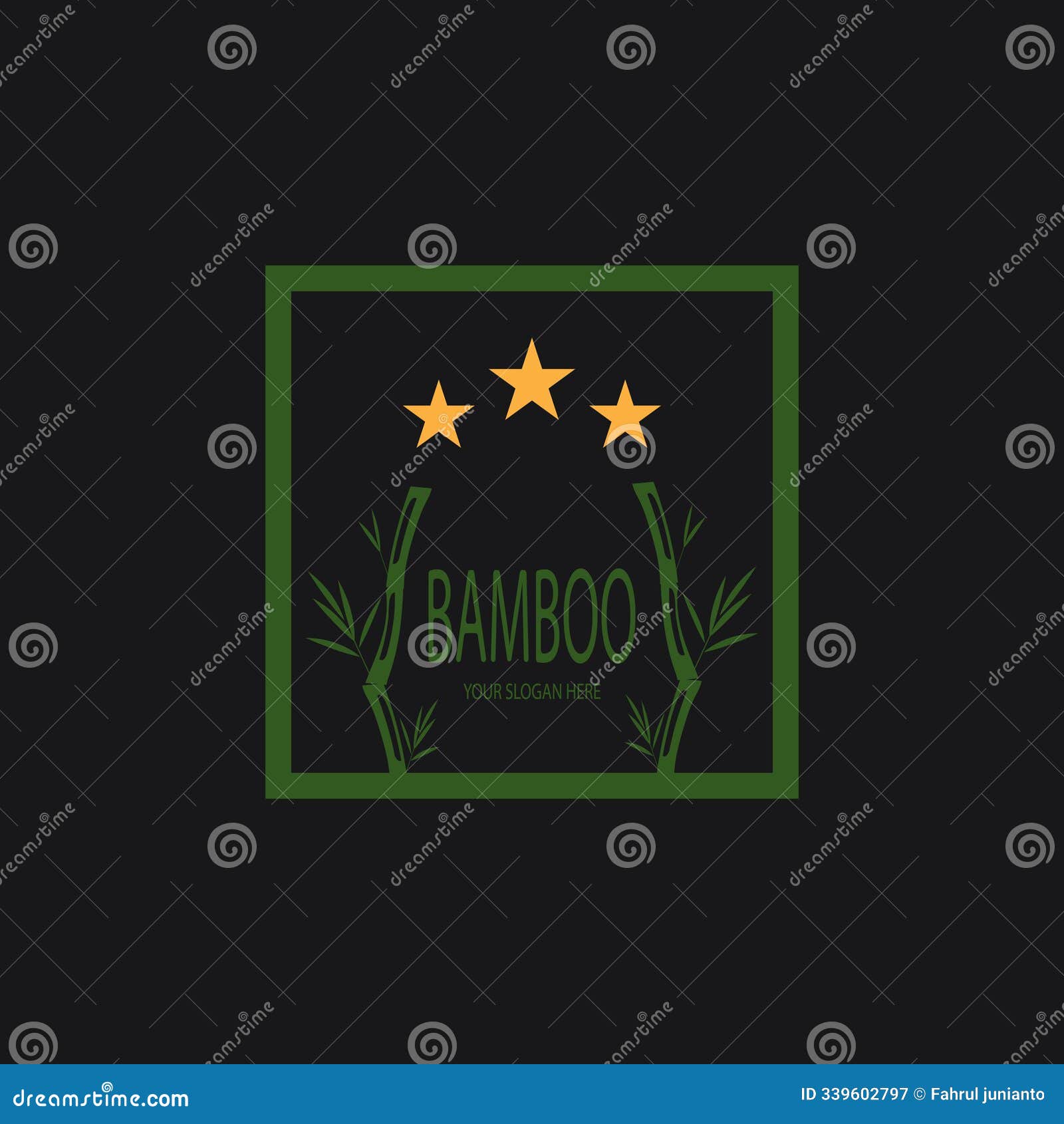 Bamboo Plant Icon and Symbol Vector Template Illustration Stock ...