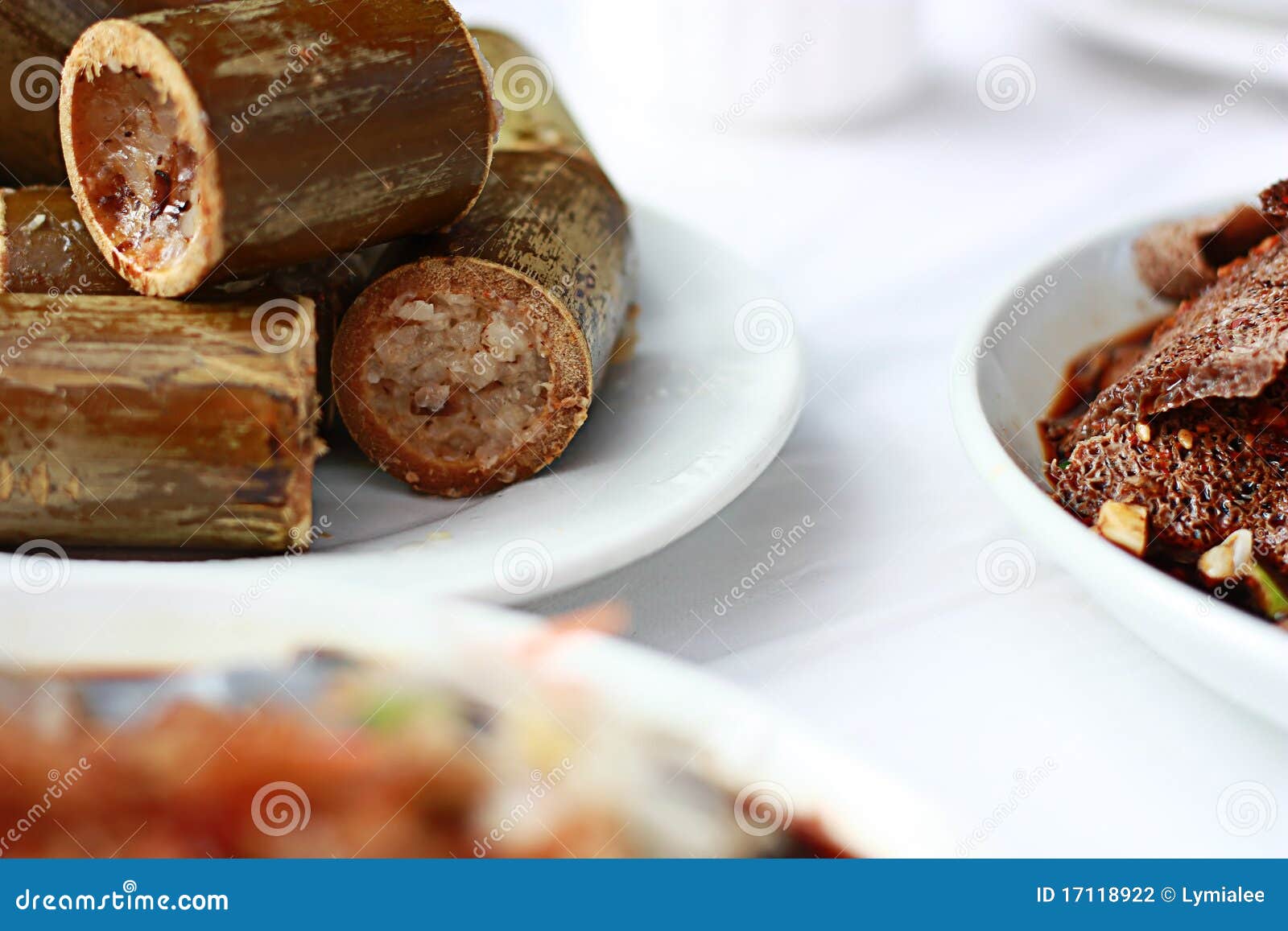 Bamboo rice stock photo. Image of china, food, bamboo - 17118922