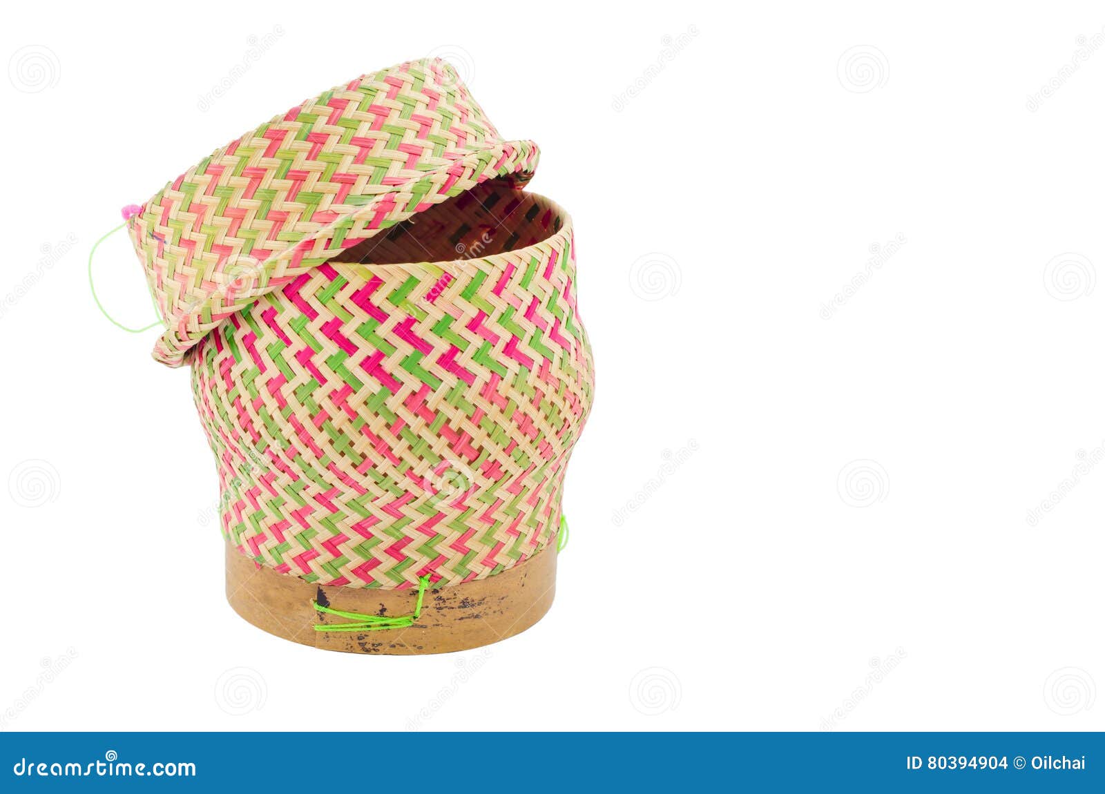 Bamboo rice box thai style stock photo. Image of rice - 80394904