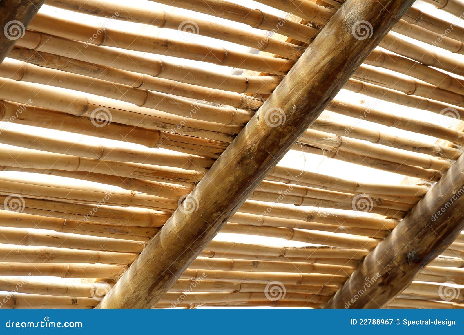 Bamboo roof stock image. Image of bamboo, background - 22788967