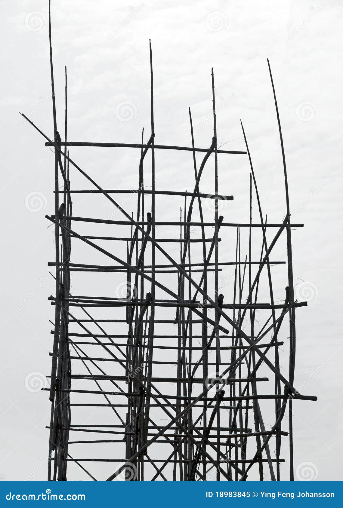 Bamboo scaffolding stock image. Image of china, culture - 18983845