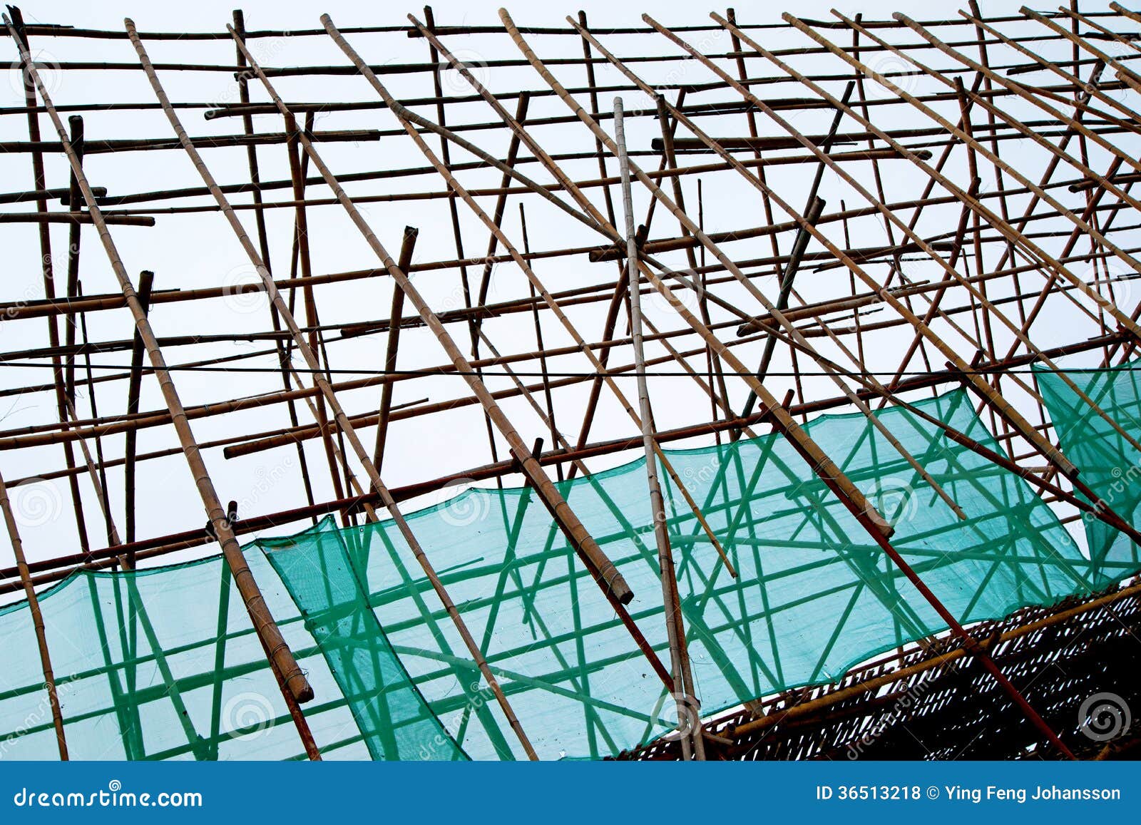 Bamboo Scaffolding Royalty-Free Stock Photo | CartoonDealer.com #18052875
