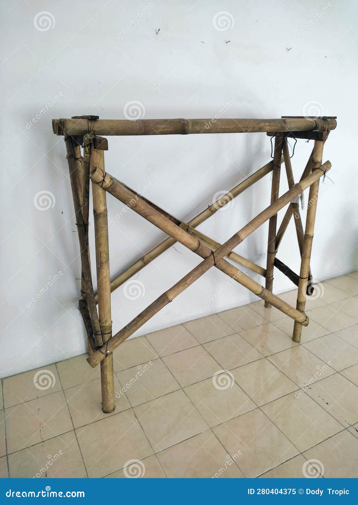 Traditional Scaffolding Made of Bamboo Stock Image - Image of china ...