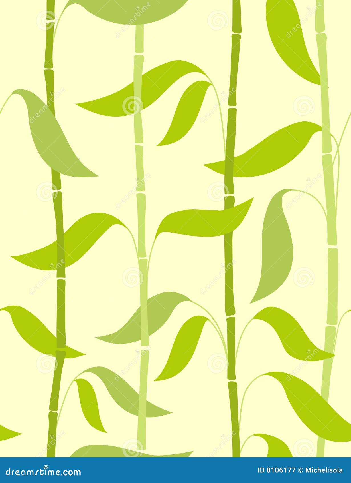 Bamboo - seamless pattern stock vector. Illustration of repeat - 8106177