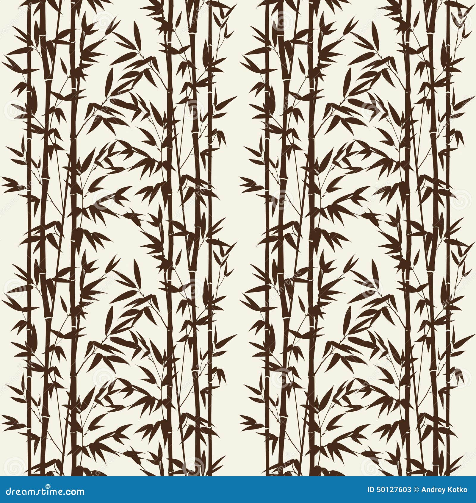 Bamboo seamless pattern stock vector. Illustration of chinese - 50127603