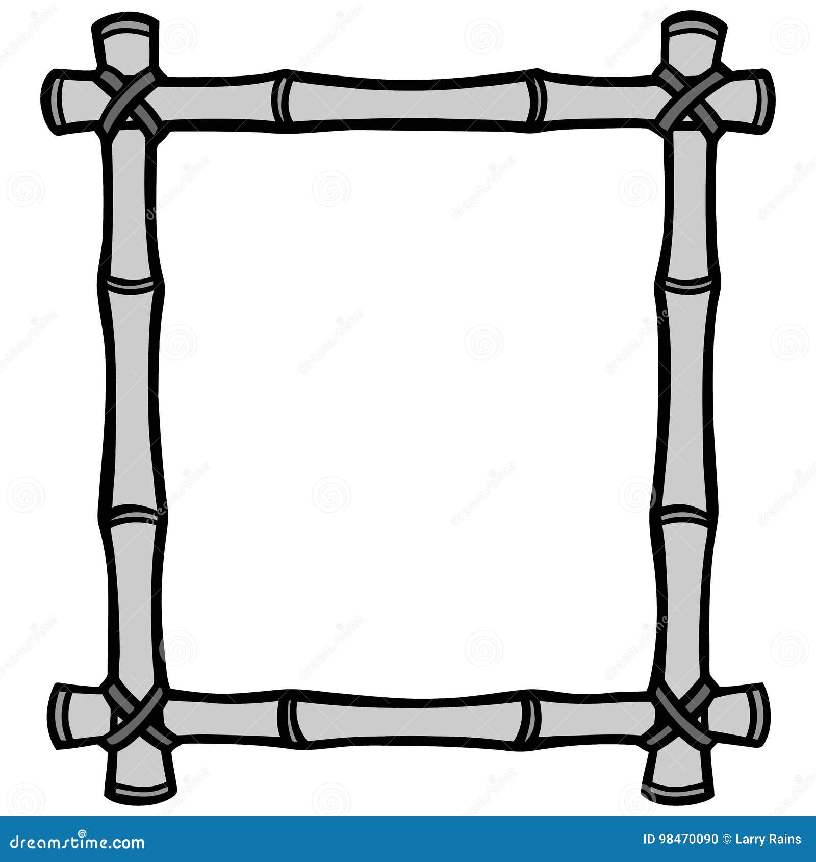 Bamboo Sign Illustration stock vector. Illustration of placard - 98470090