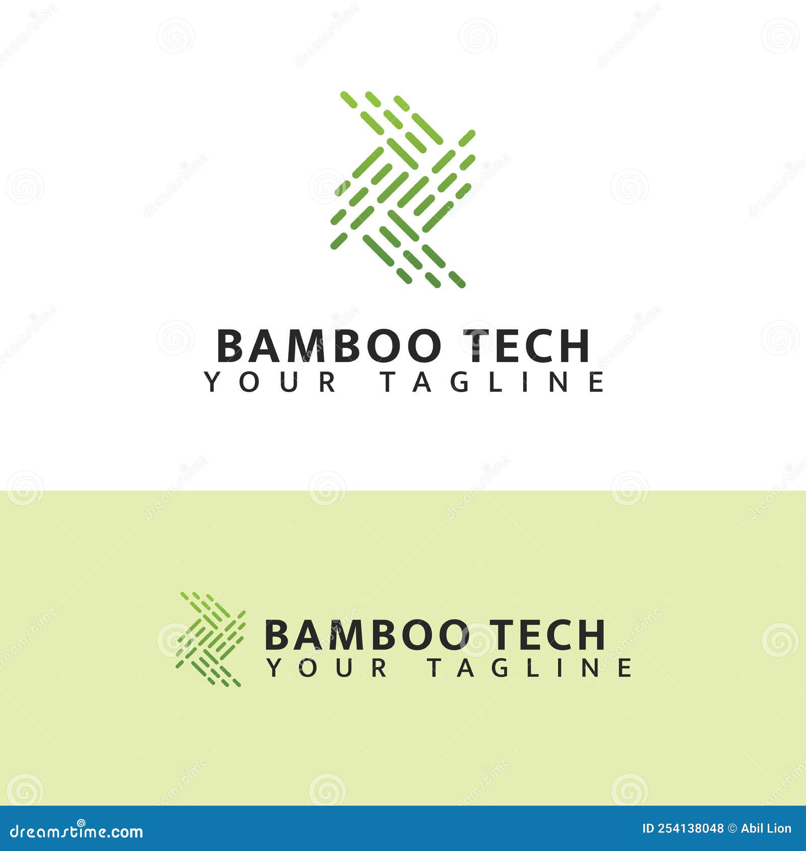 Bamboo Technology Logo Vector Illustration. Suitable for Your Company ...