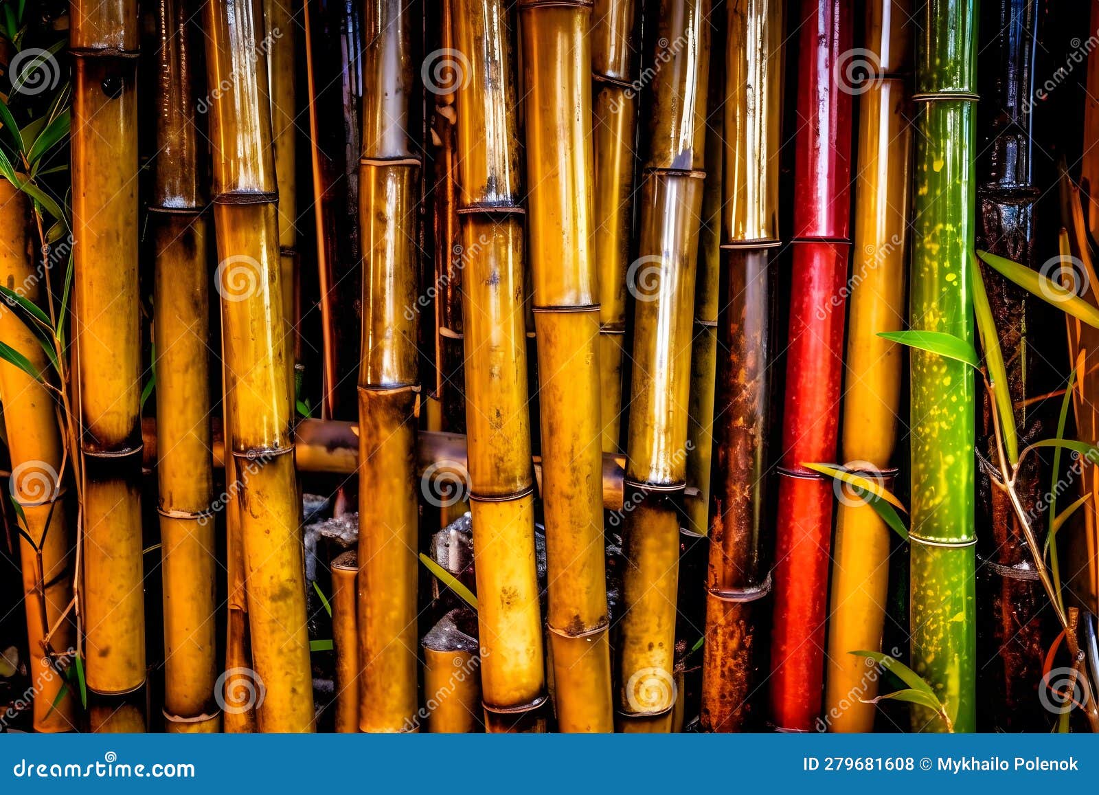 Bamboo Texture Background for Interior or Exterior Design. Neural ...