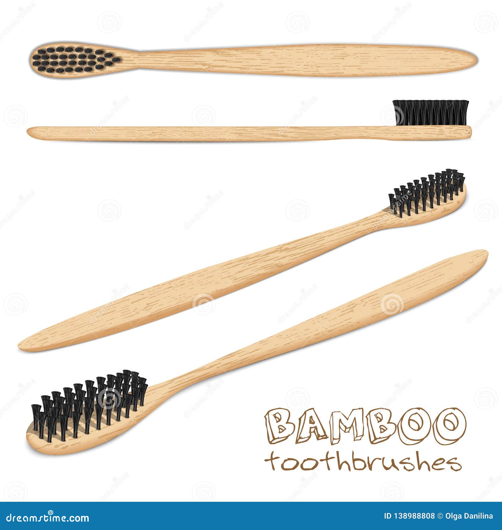 Bamboo toothbrushes vector stock vector. Illustration of bamboo - 138988808 Bamboo toothbrushes vector stock vector. Illustration of bamboo - 138988808