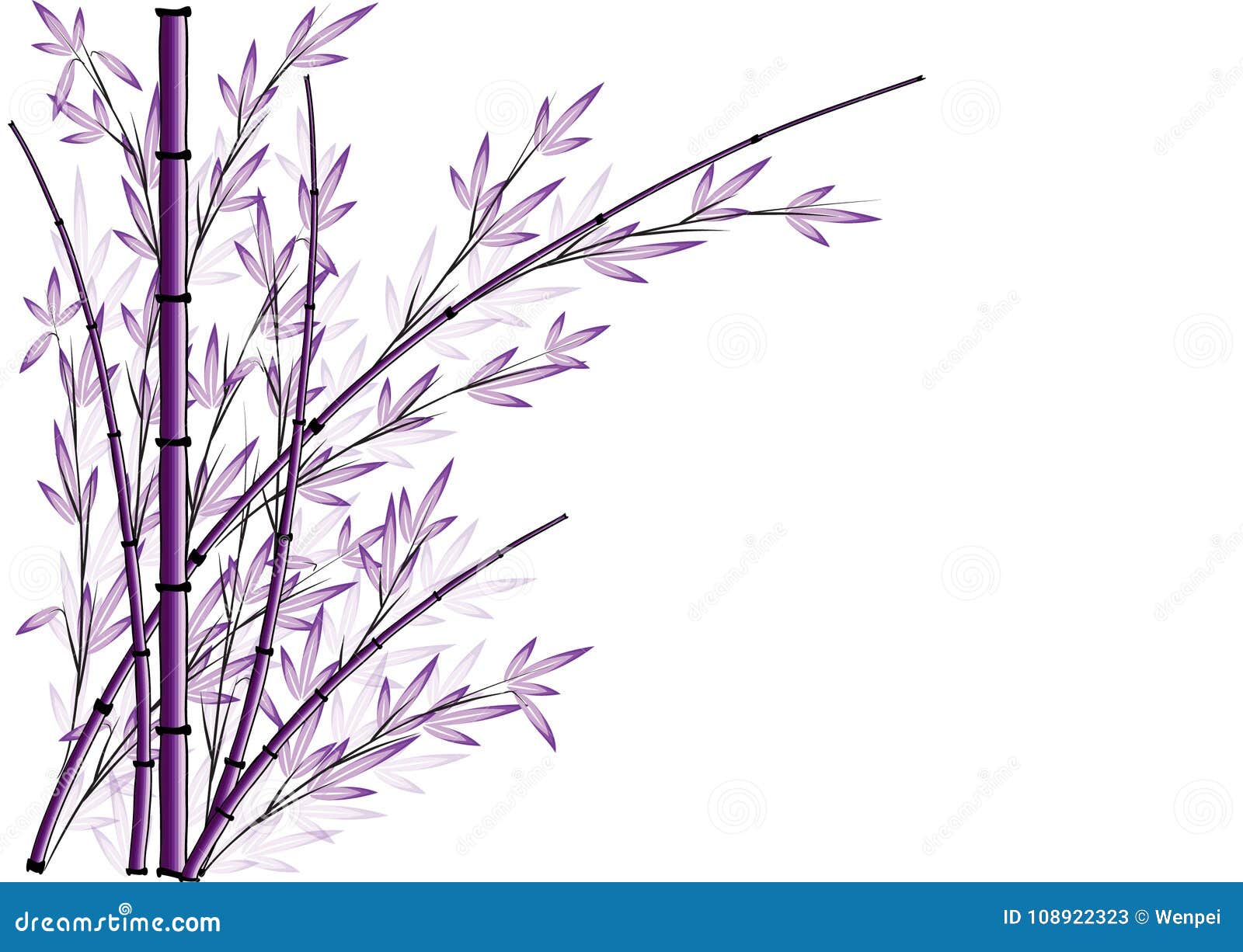 Bamboo tree design vector stock vector. Illustration of face - 108922323