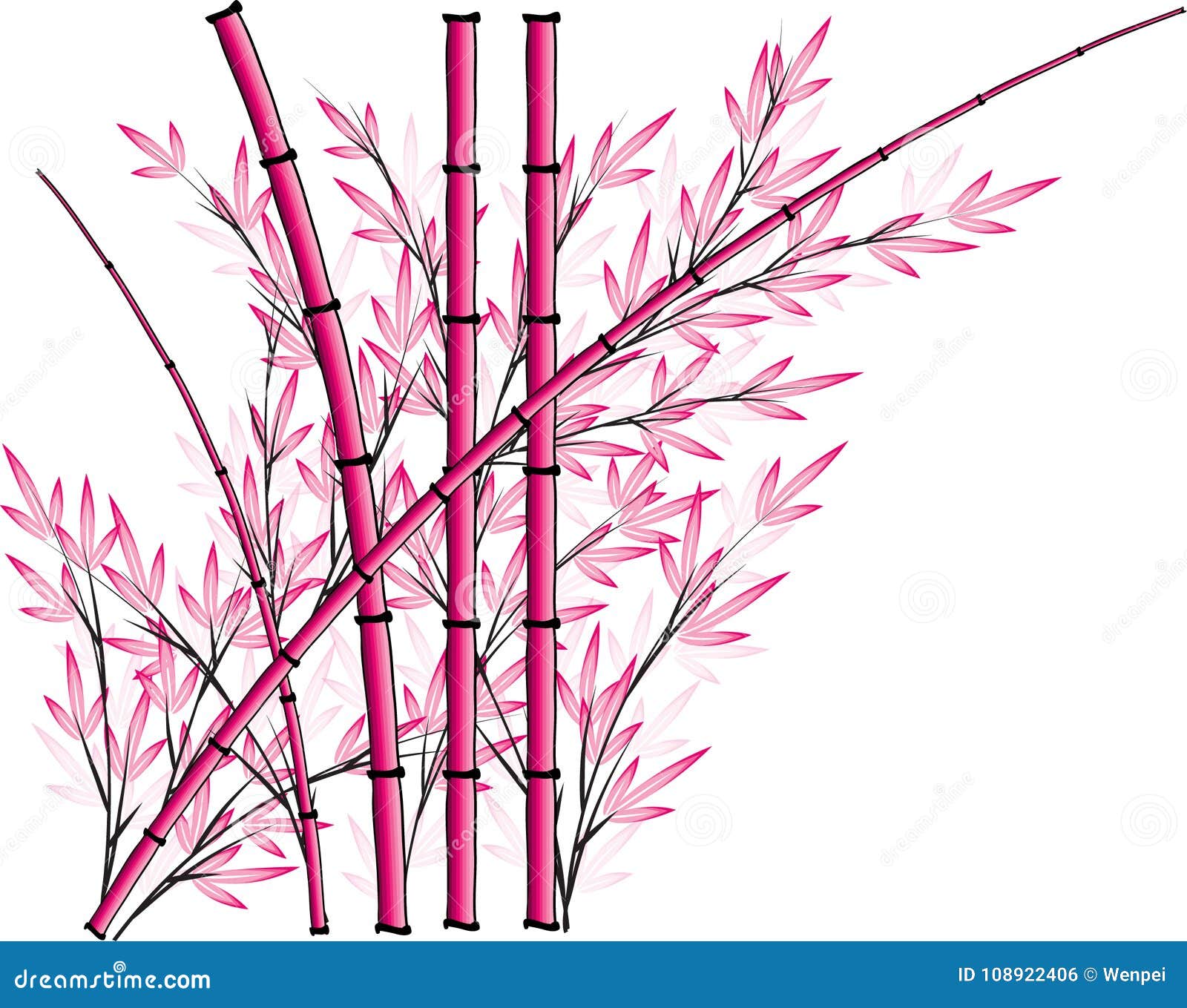 Bamboo tree design vector editorial photo. Illustration of vector ...