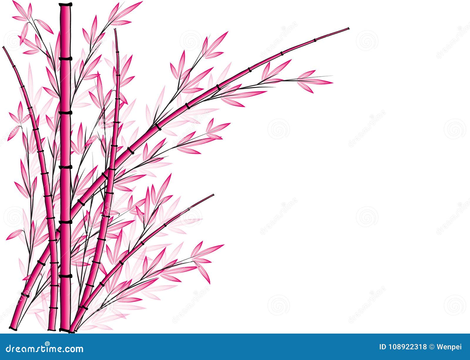 Bamboo tree design vector stock vector. Illustration of design - 108922318