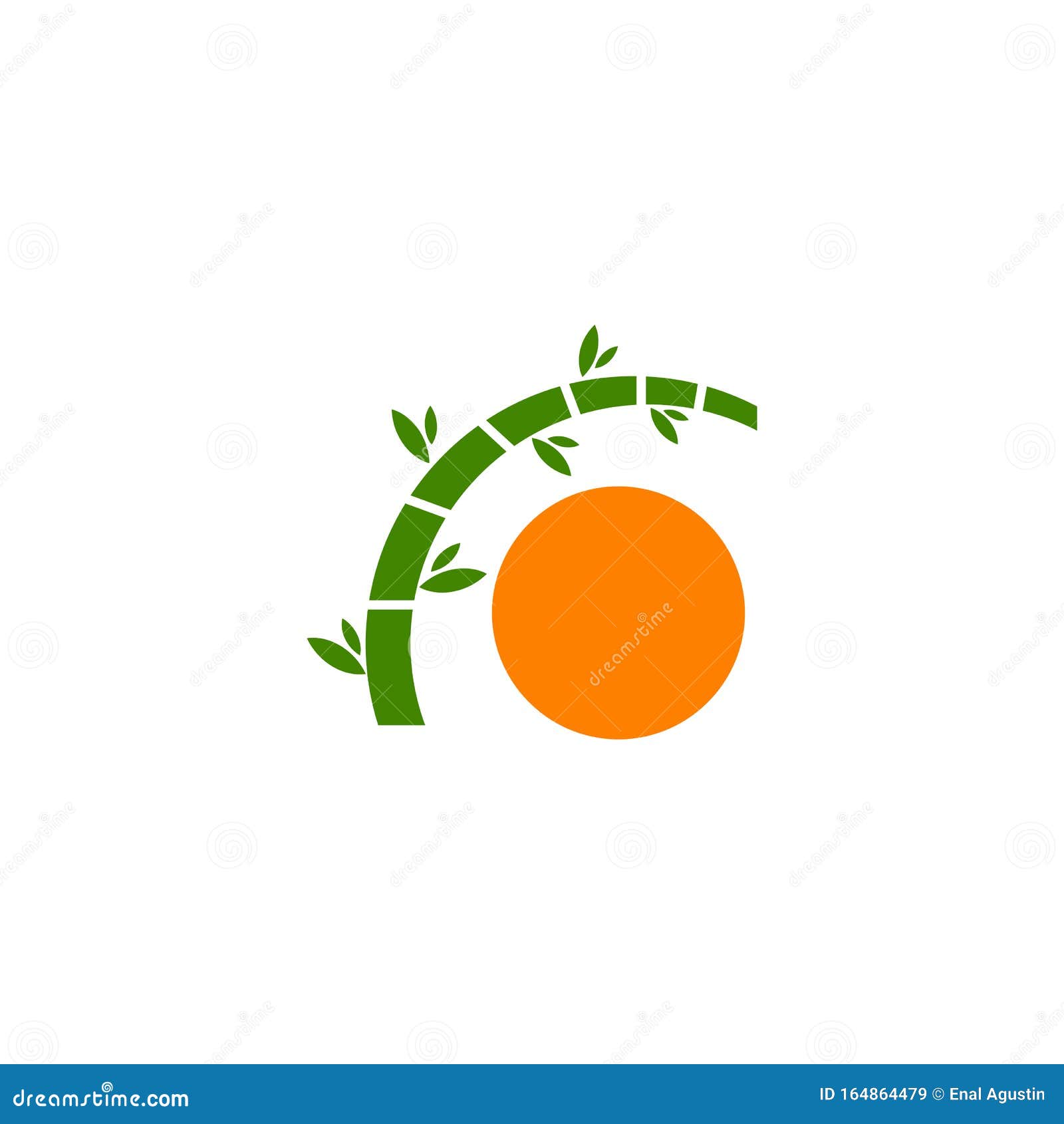 Bamboo Tree Icon Logo Design Vector Template Stock Vector ...