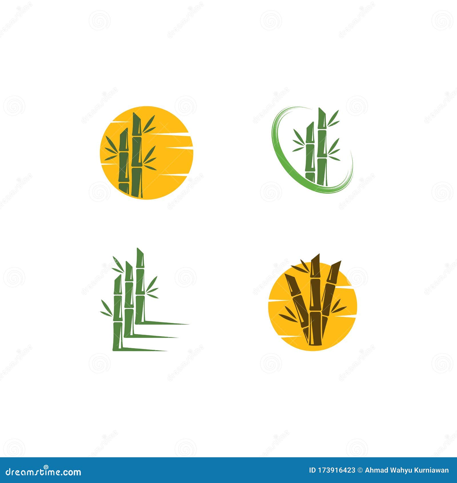 Bamboo tree logo stock vector. Illustration of japan - 173916423