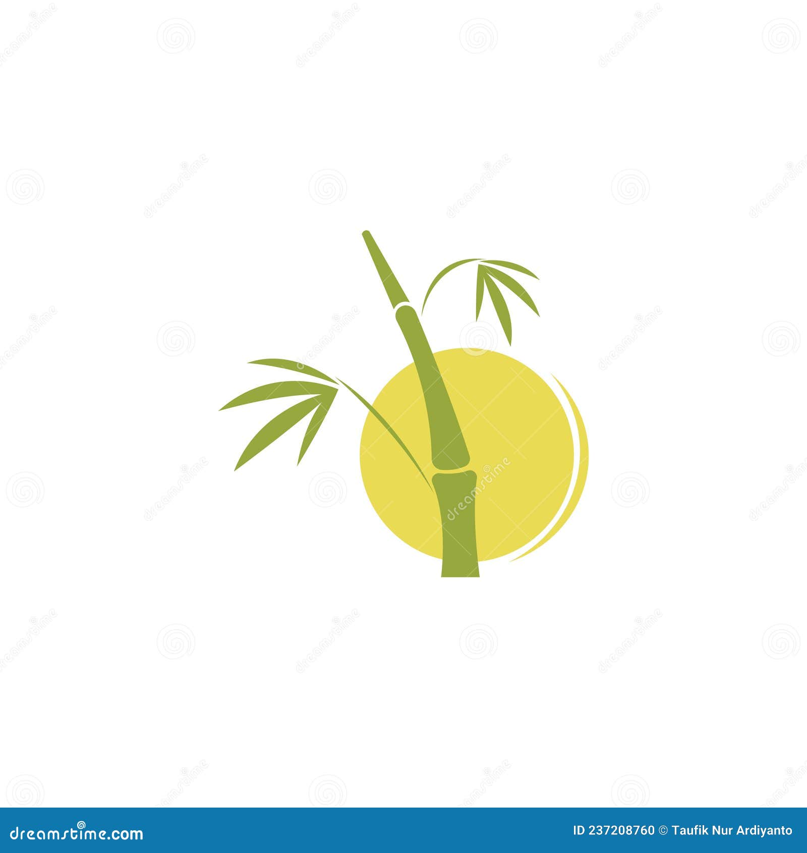 Bamboo Tree Logo Icon Design Illustration Vector Stock Vector ...