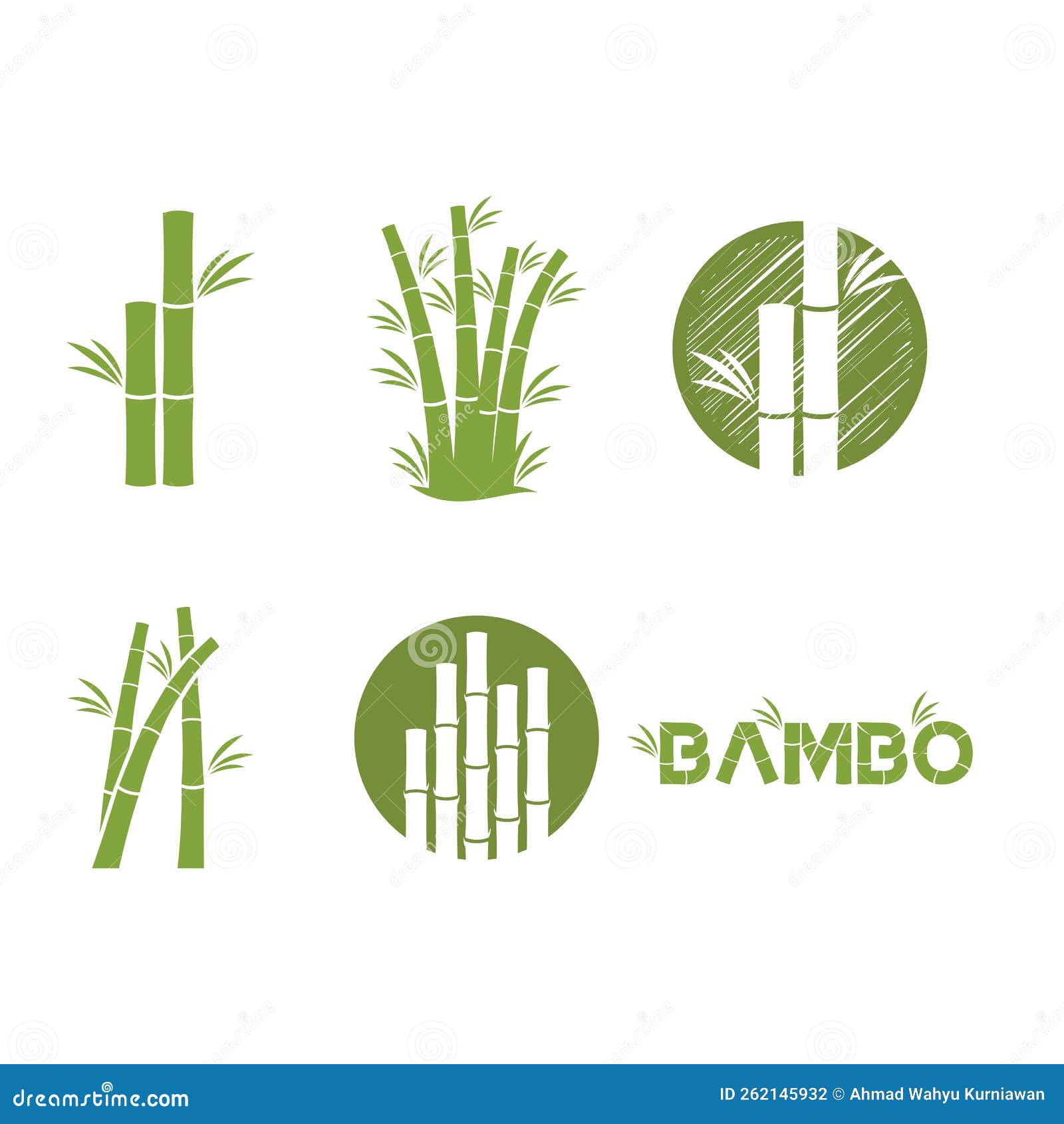 Bamboo tree logo stock vector. Illustration of element - 262145932