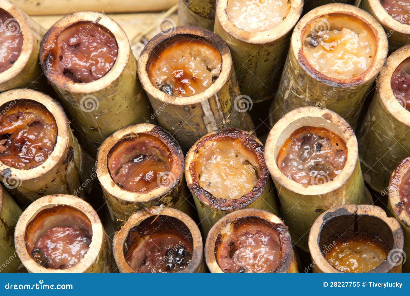 Bamboo tube stock image. Image of charcoal, simple, coconut - 28227755