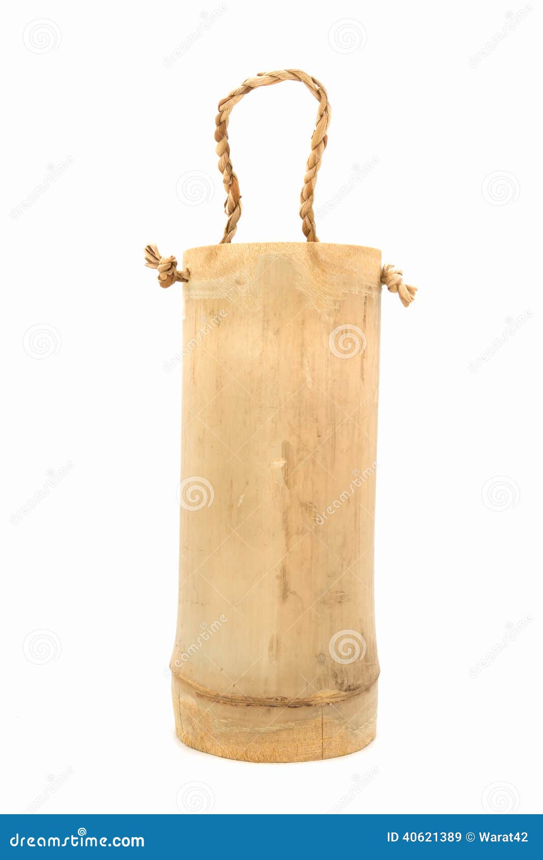 Bamboo Tube for Drinking Water Stock Image - Image of relax ...