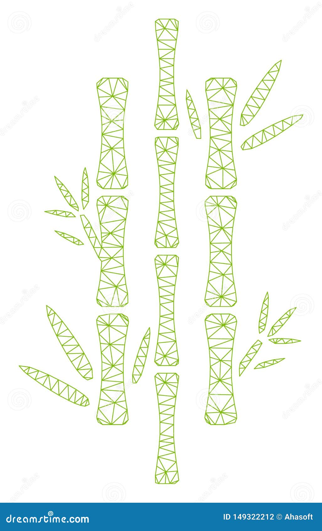 Bamboo Vector Mesh Carcass Model Stock Vector - Illustration of natural ... Bamboo Vector Mesh Carcass Model Stock Vector - Illustration of natural ...