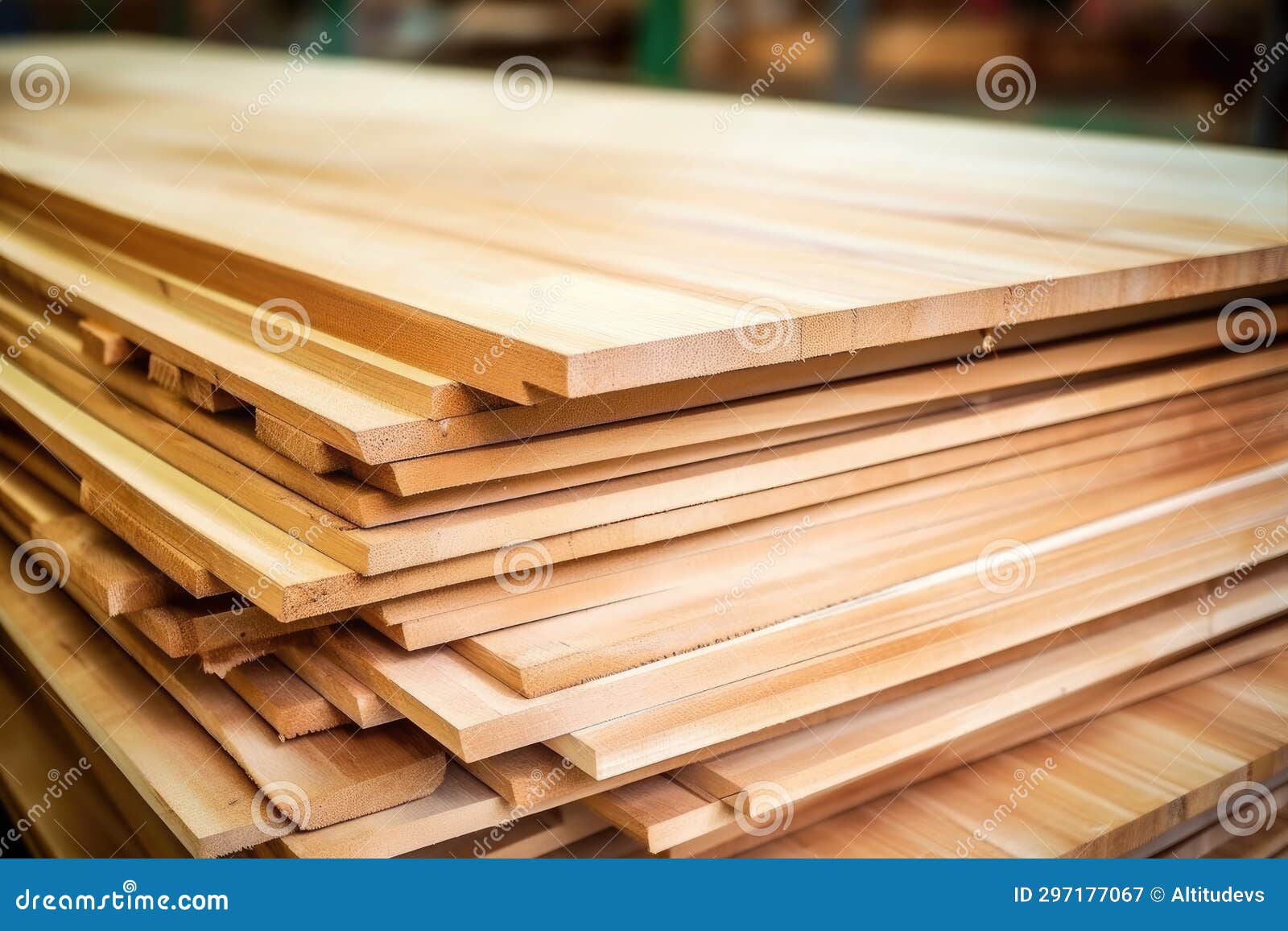 Bamboo Veneer Sheets Stacked Stock Image - Image of construction, stack ...